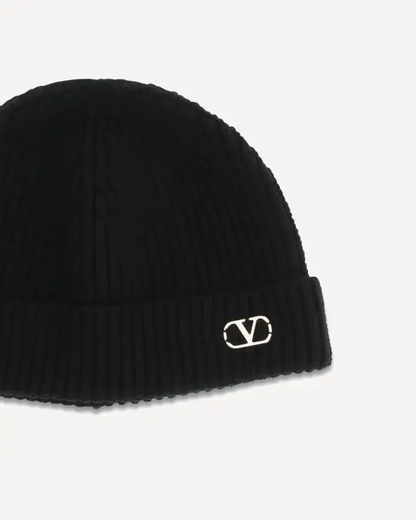 Valentino Garavani Vlogo Cashmere Beanie