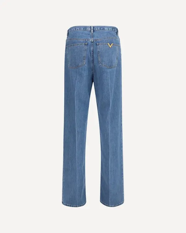 Valentino Garavani Straight-leg Denim Jeans