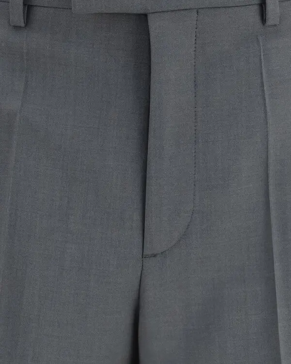 Valentino Garavani Wool And Mohair Tailored Pants