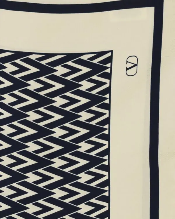 Valentino Garavani Toute La V Silk Scarf
