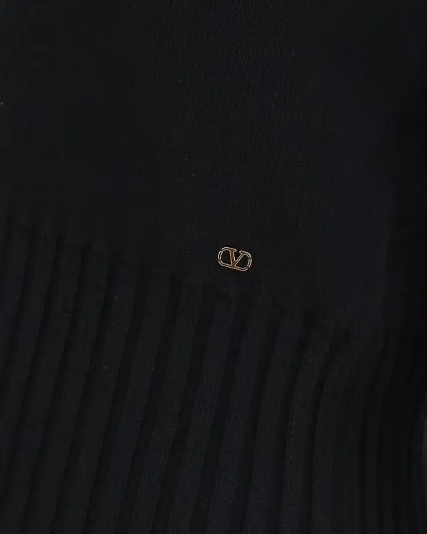 Valentino Garavani Bicolor V-neck Cardigan