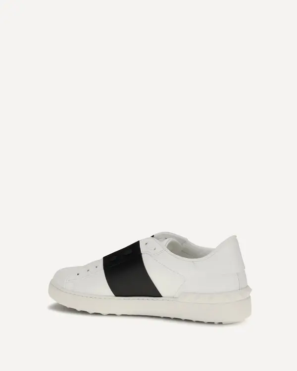 Valentino Garavani Open Sneakers With Studded Heel - White