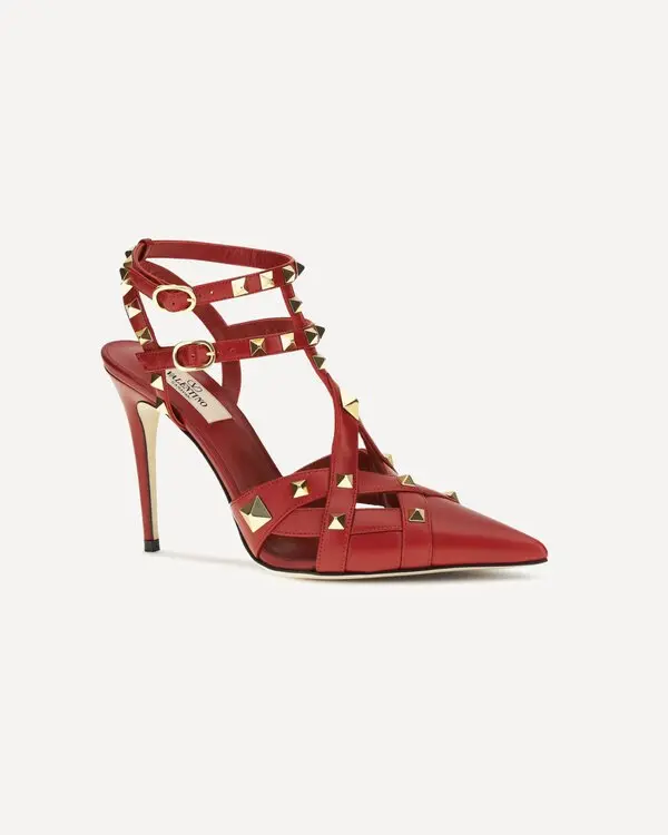 Valentino Garavani Studded Kidskin Décolleté Heels