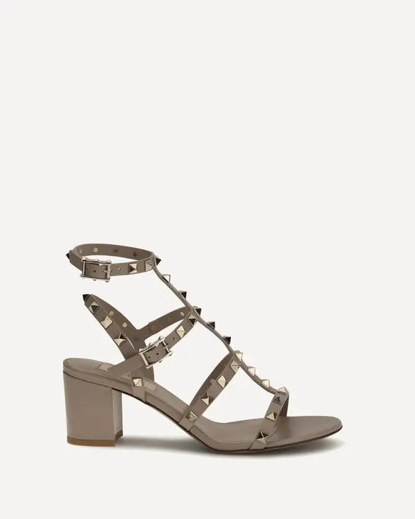 Valentino Garavani Rockstud Sandals With Straps - Beige