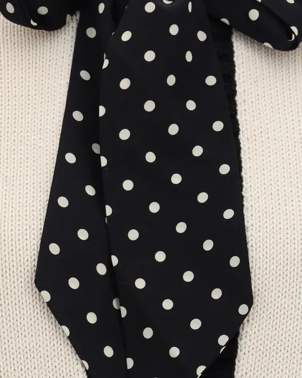 Valentino Garavani Polka-dot Bow Cardigan