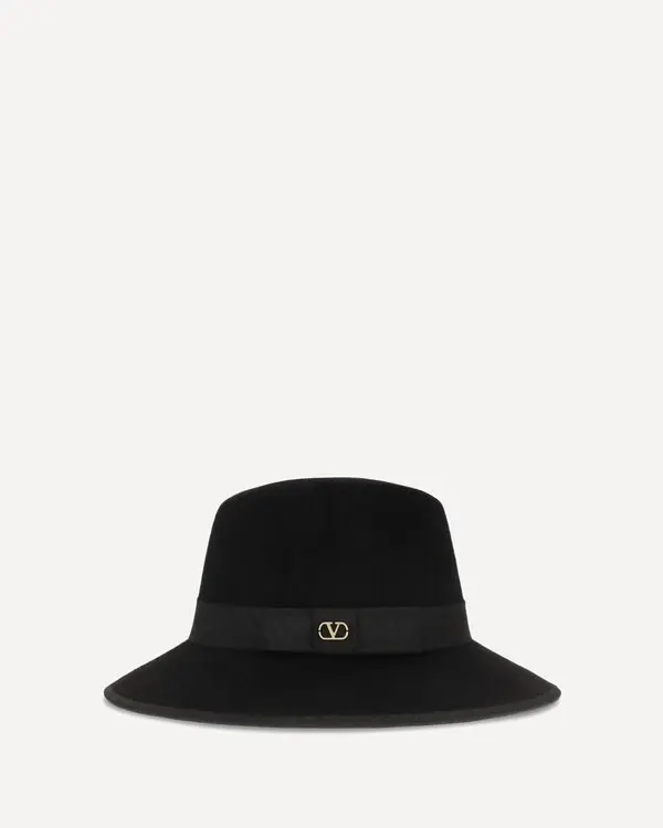 Valentino Garavani Vlogo Signature Hat - Black