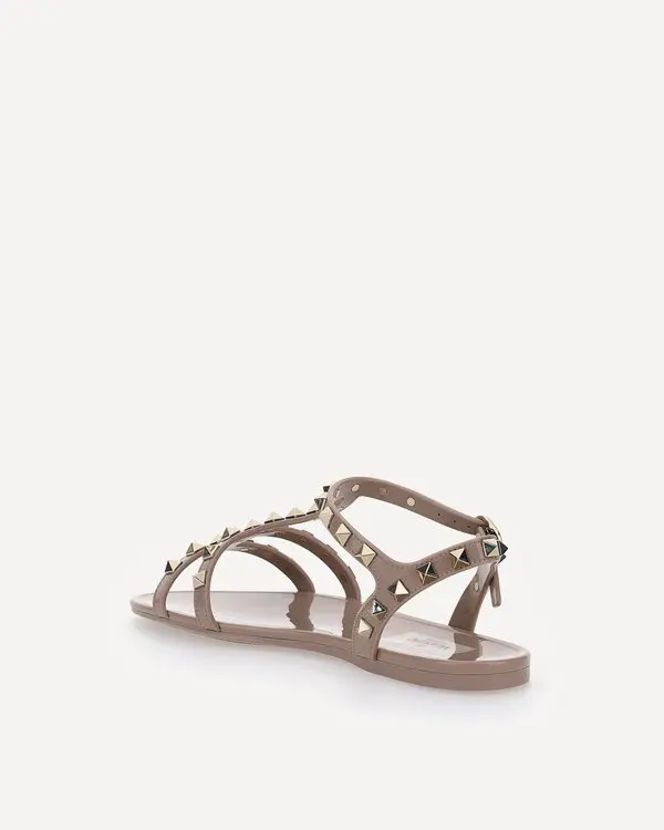Valentino Garavani Rubber Rockstud Sandals
