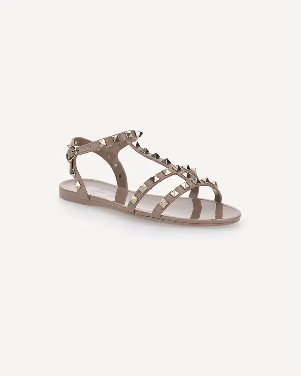 Valentino Garavani Rubber Rockstud Sandals