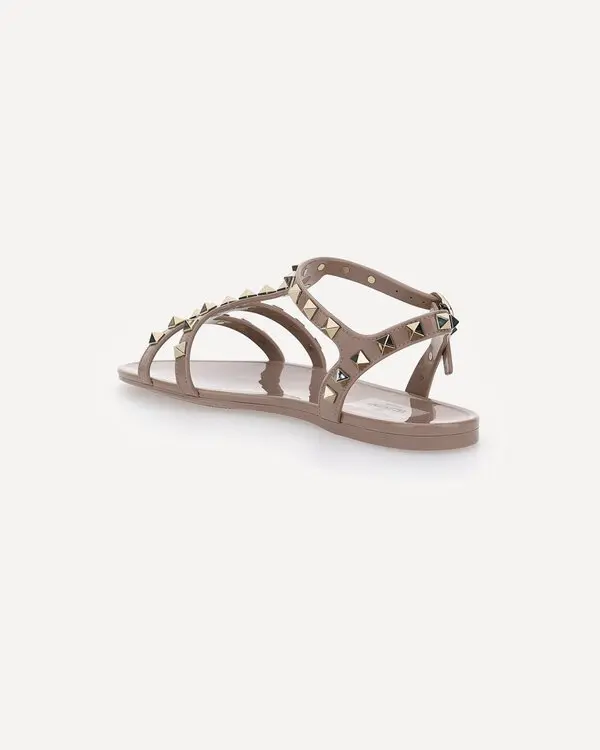 Valentino Garavani Rubber Rockstud Sandals
