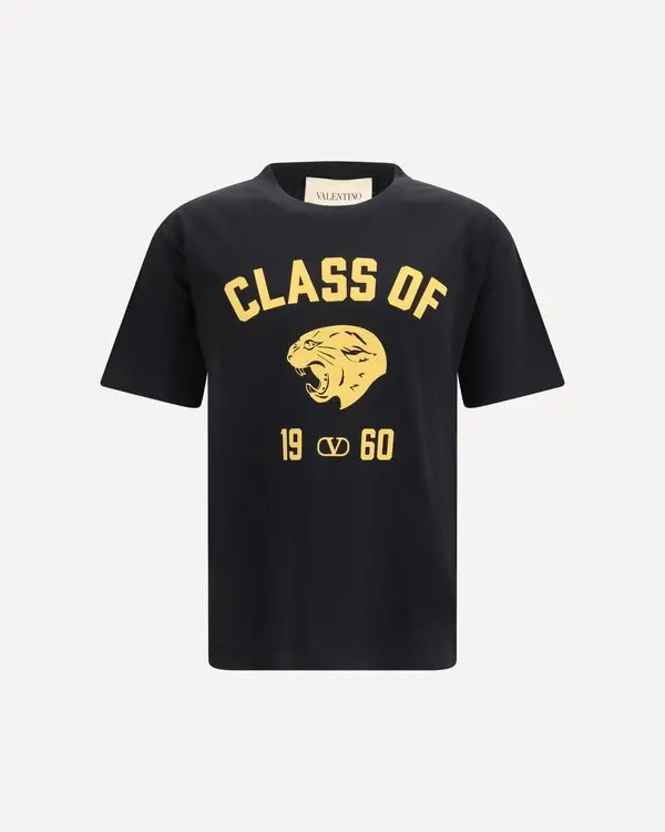 Valentino Garavani Panther Print Cotton T-shirt
