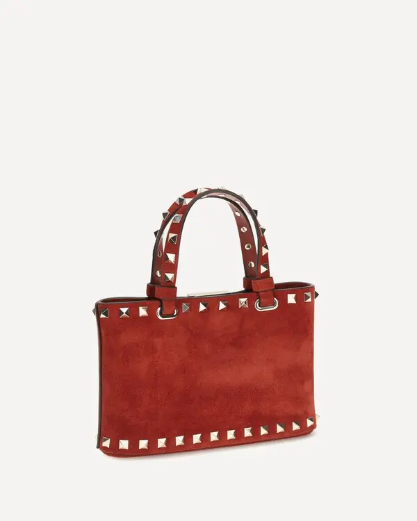 Valentino Garavani Suede Rockstud Mini Handbag
