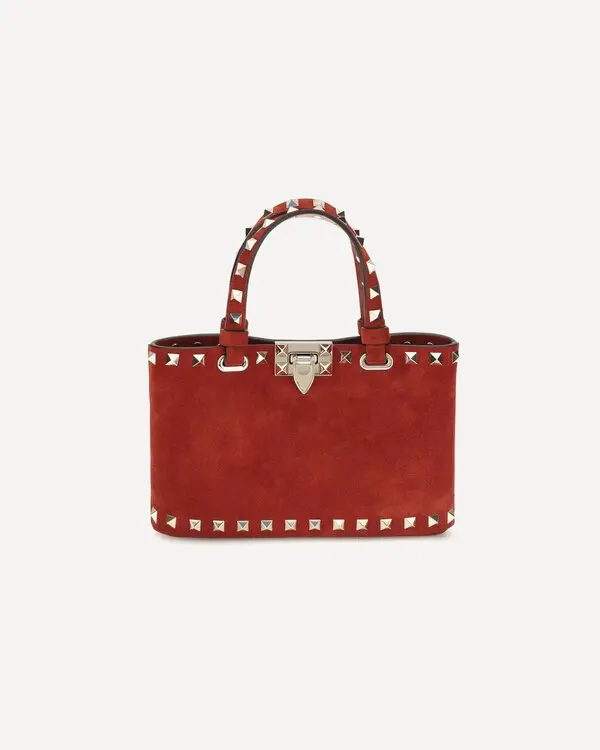 Valentino Garavani Suede Rockstud Mini Handbag