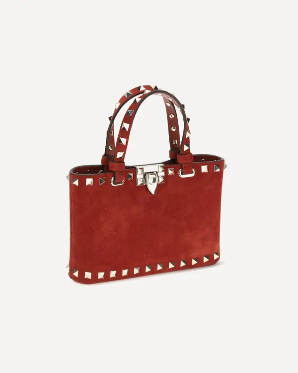 Valentino Garavani Suede Rockstud Mini Handbag