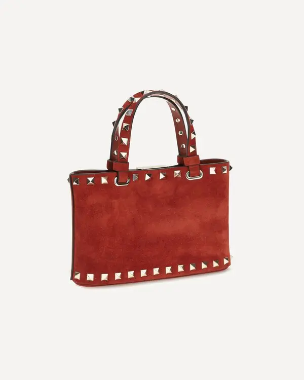 Valentino Garavani Suede Rockstud Mini Handbag