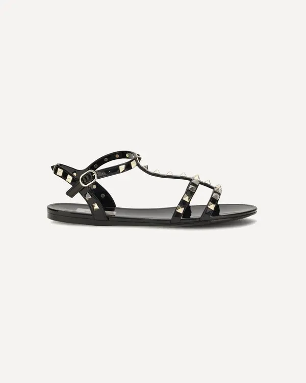 Valentino Garavani Rubber Rockstud Sandals
