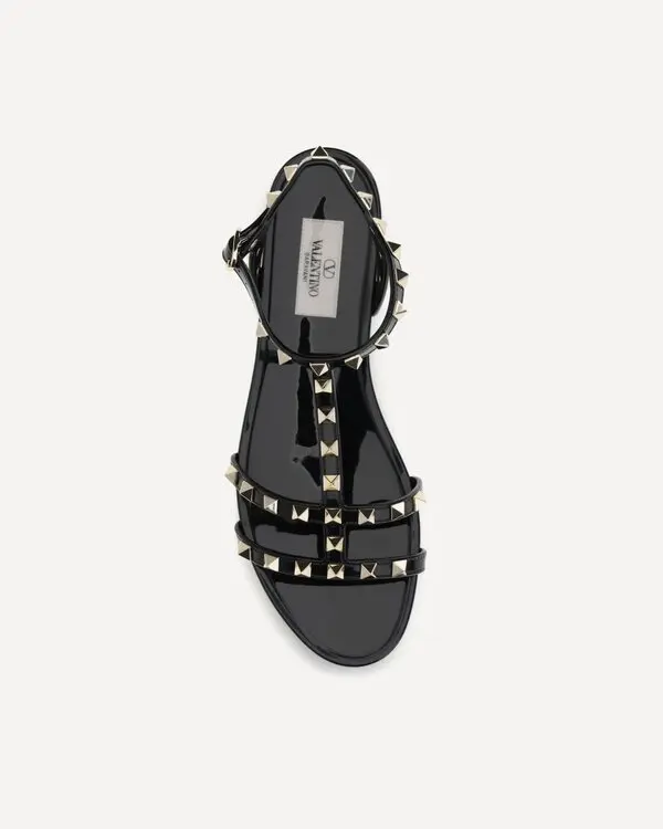 Valentino Garavani Rubber Rockstud Sandals