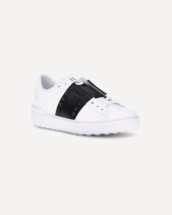 Valentino Garavani Open Rockstud Sneakers - White