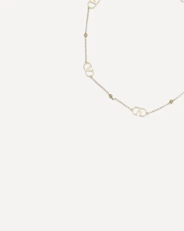 Valentino Garavani Vlogo Signature Chain Necklace