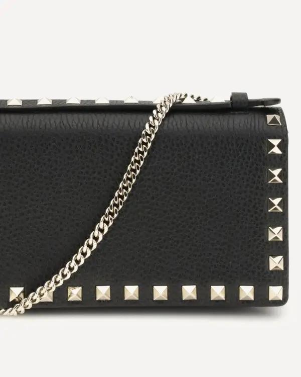 Valentino Garavani Rockstud Chain Wallet