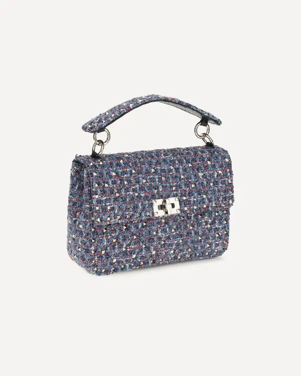 Valentino Garavani Rockstud Spike Tweed Handbag