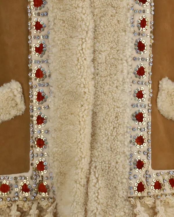 Valentino Garavani Suede And Fur Vest