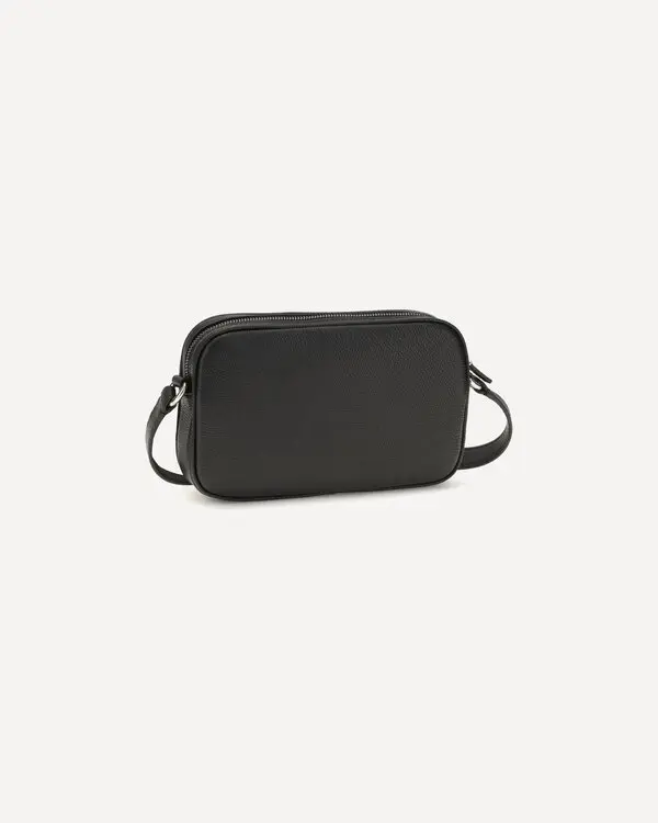 Valentino Garavani Grained Leather Crossbody Bag With Zip