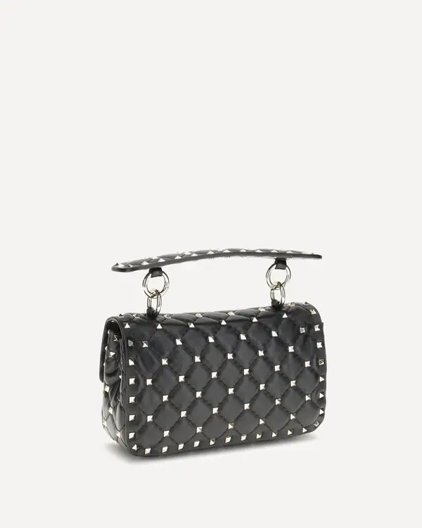 Valentino Garavani Rockstud Spike Mini Top Handle Bag In Nappa