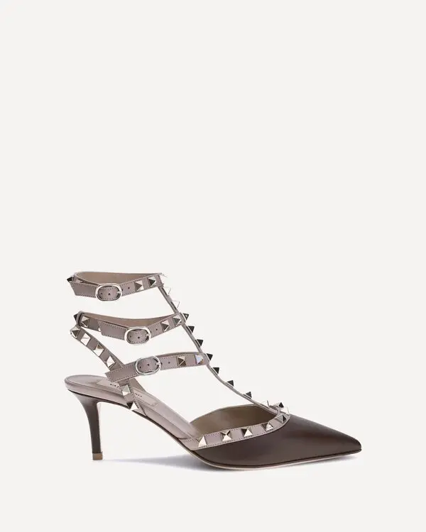 Valentino Garavani Rockstud Pumps - Brown