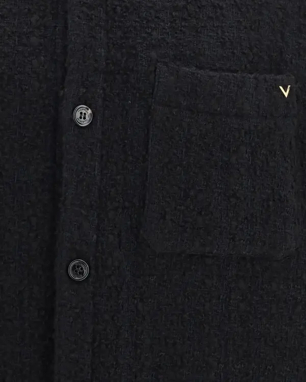 Valentino Garavani Textured High-neck Jacket