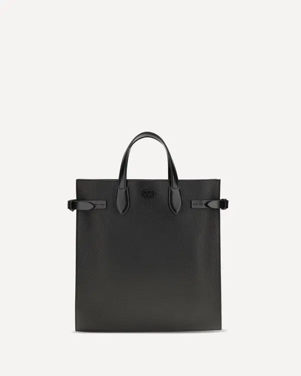 Valentino Garavani Medium Antibes Grained Leather Shopping Bag