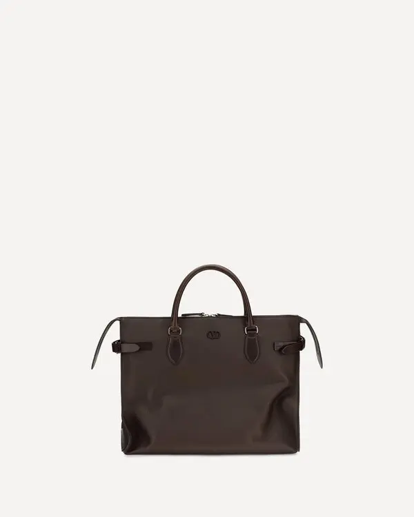 Valentino Garavani Large Antibes Top Handle Bag - Brown