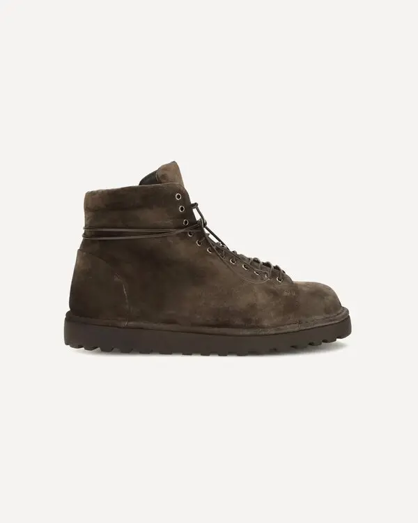 Marsèll Pallottola Suede Lace-up Ankle Boots - Brown