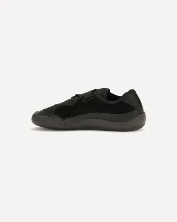 Prada Speedrock Leather And Mesh Sneakers