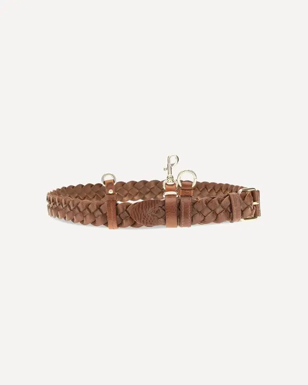 Miu Miu Woven Leather Belt