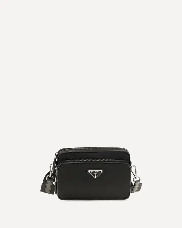Prada Re-nylon And Saffiano Leather Shoulder Bag