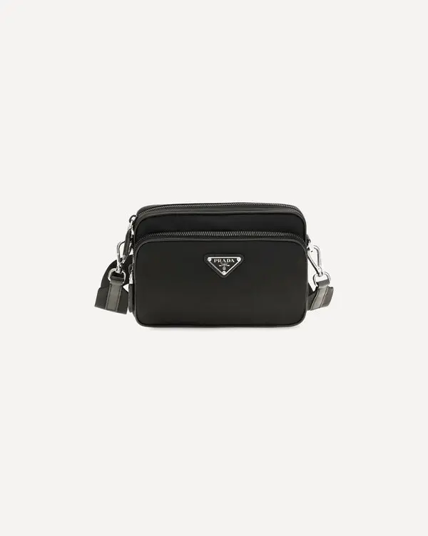 Prada Re-nylon And Saffiano Leather Shoulder Bag