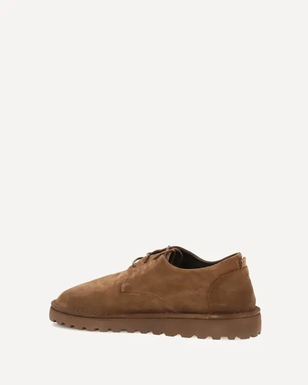 Marsèll Sancrispa Alta Suede Derby Shoes - Brown