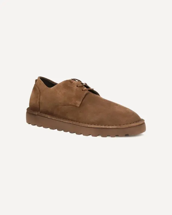 Marsèll Sancrispa Alta Suede Derby Shoes - Brown