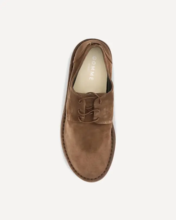 Marsèll Sancrispa Alta Suede Derby Shoes - Brown