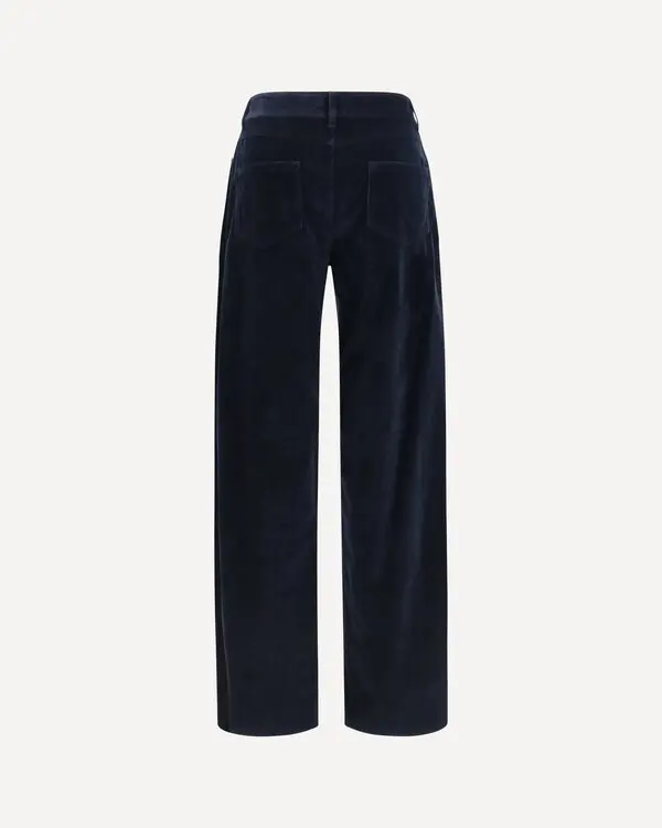 Max Mara Corduroy Velvet Palazzo Pants