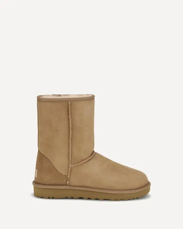 UGG Classic Short Suede Boots - Beige