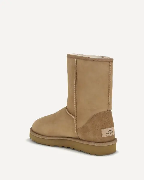 UGG Classic Short Suede Boots - Beige