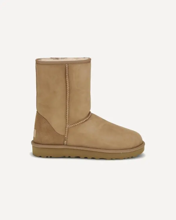 UGG Classic Short Suede Boots - Beige