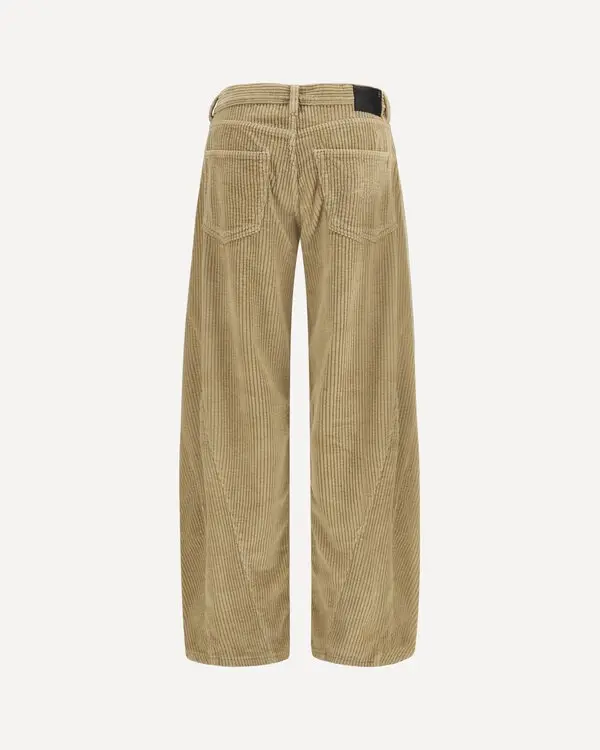 R13 Janine Barrel Leg Corduroy Jeans