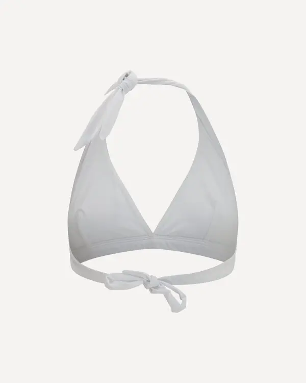 Brunello Cucinelli Tech Jersey Bikini Top With Monili Embellishment