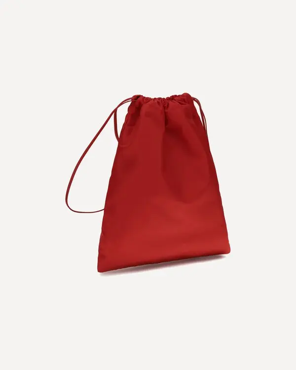 Prada Wish Re-nylon Clutch - Red