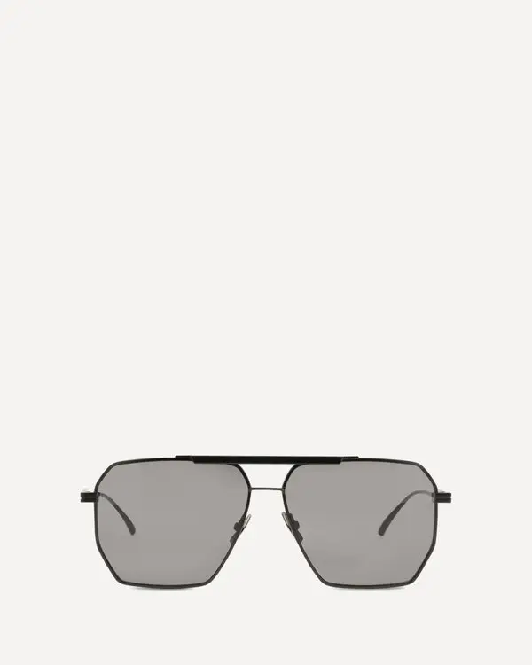 Bottega Veneta Square Frame Sunglasses - Black