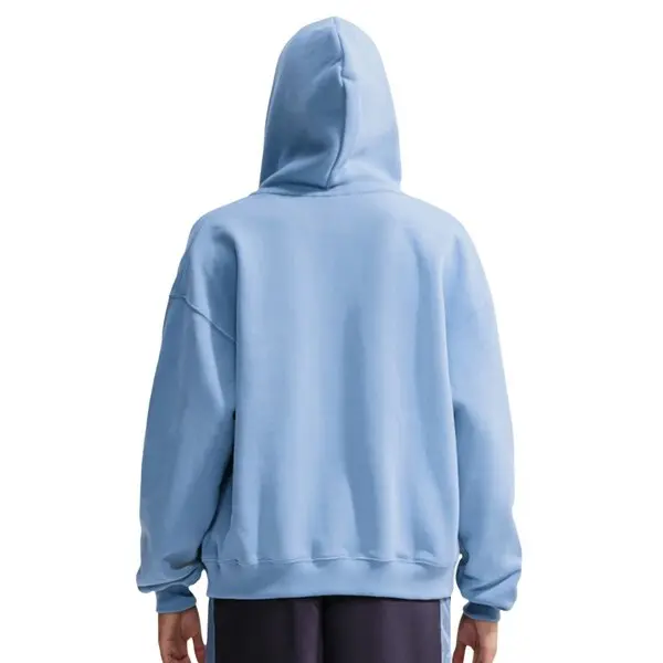 Nike Studio Fleece Medium Weight Oversized Hoodie 'work Blue Sail