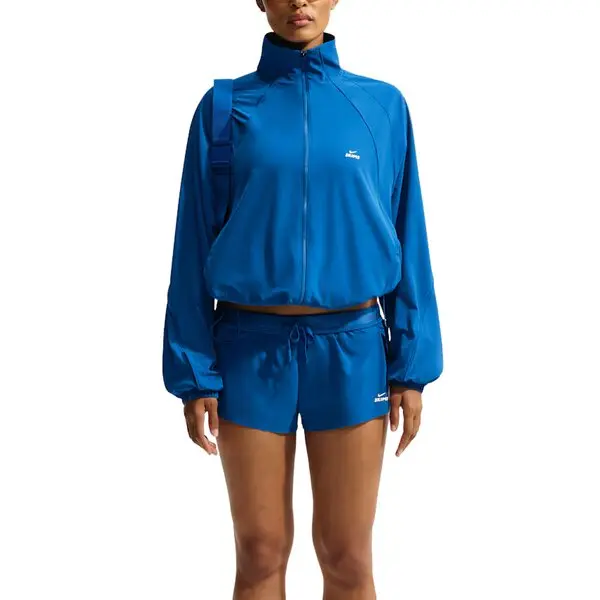 Nike X Skims Stretch Nylon Zip-up Jacket