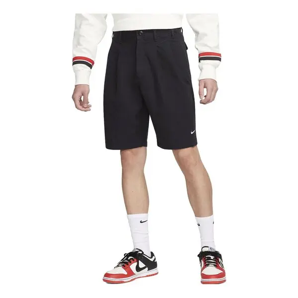 Nike Pleated Chino Shorts 'black - Black/multi-color